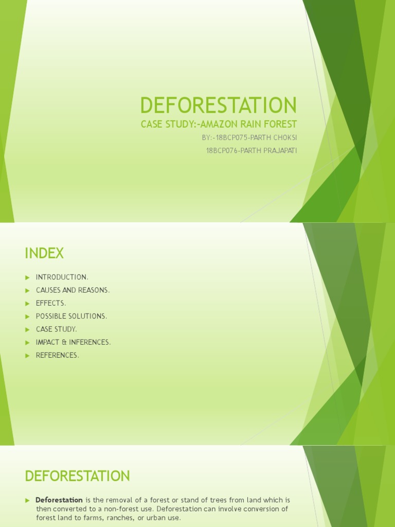 Amazon Rainforest Deforestation Study | PDF | Deforestation | Amazon ...