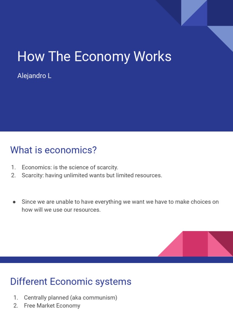 How The Economy Works: Alejandro L | PDF | Finance & Money Management