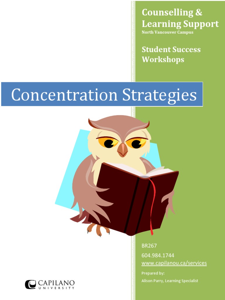 Strategies for Enhancing Concentration: Creating an Effective Study ...