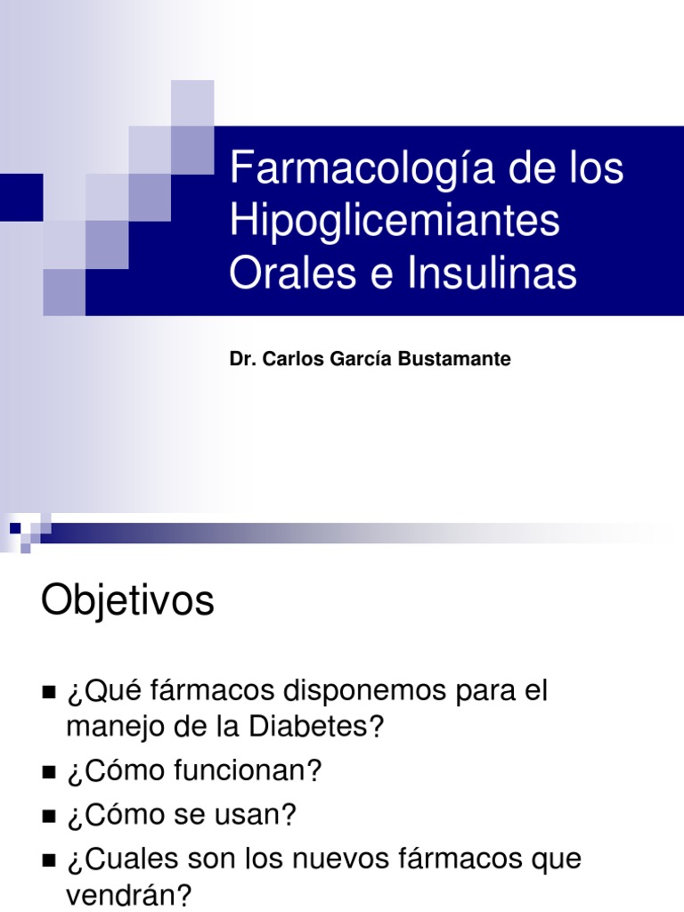 HIPOGLUCEMIANTES .ppt | Hipoglucemia | Bioquímica