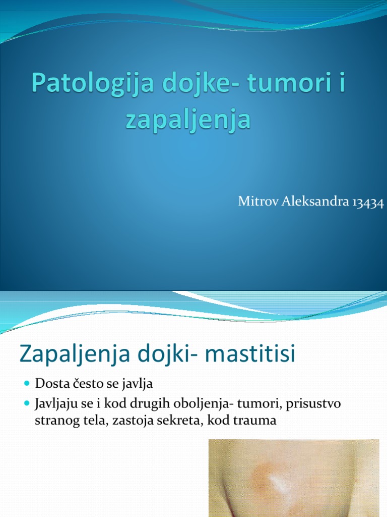 Patologija Dojke - Tumori I Zapaljenja | PDF