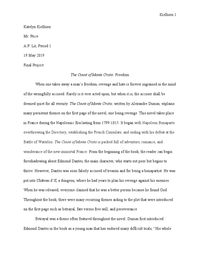 The Count of Monte Cristo | PDF | Edmond Dantès | The Count Of Monte Cristo