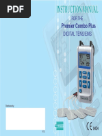 TENS/EMS Device User Manual | PDF | Pain | Nervous System