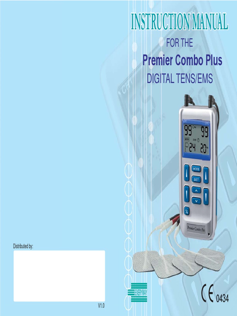 PhysioTENS Digital UserGuide | PDF | Pain | Electrical Connector