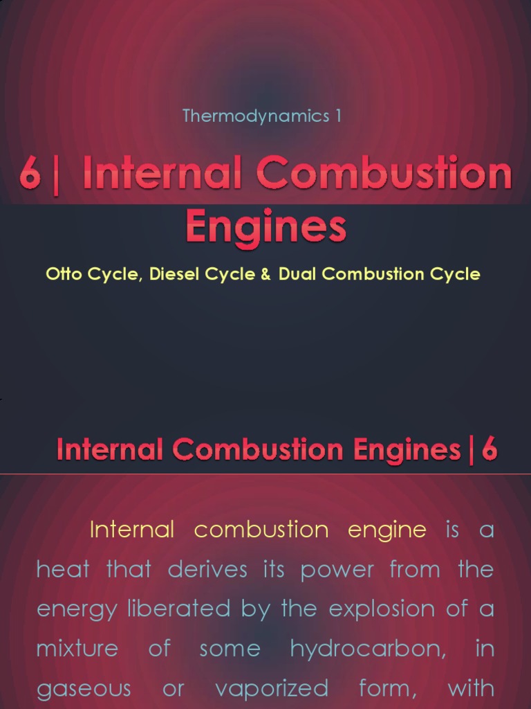 Otto Cycle | PDF | Internal Combustion Engine | Physical Chemistry