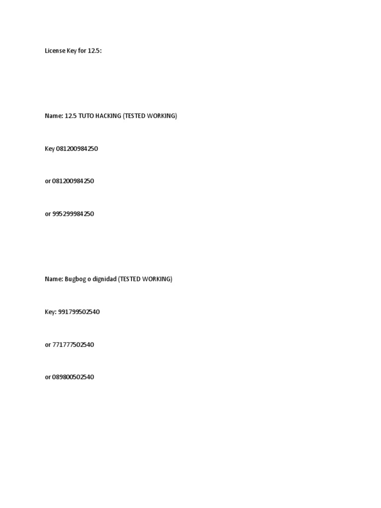 License Key for-WPS Office | PDF