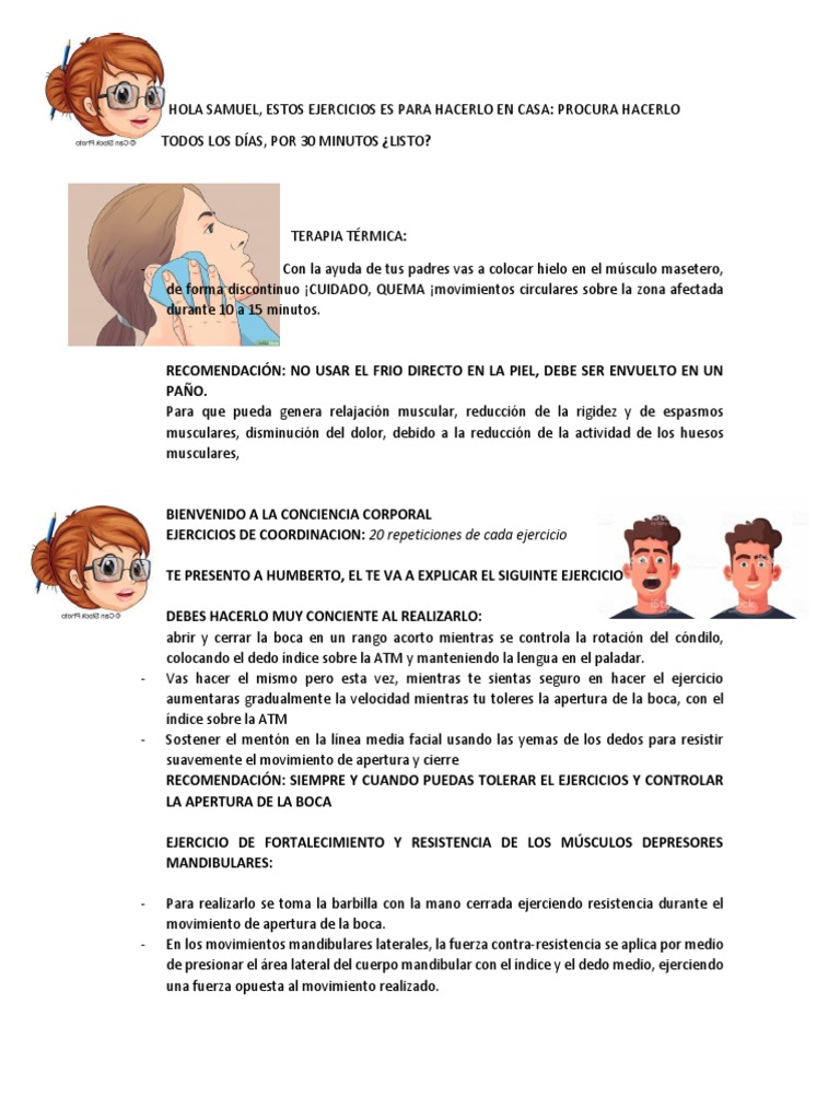 Plan Casero Samuel Pantoja | PDF | Mano | Músculo