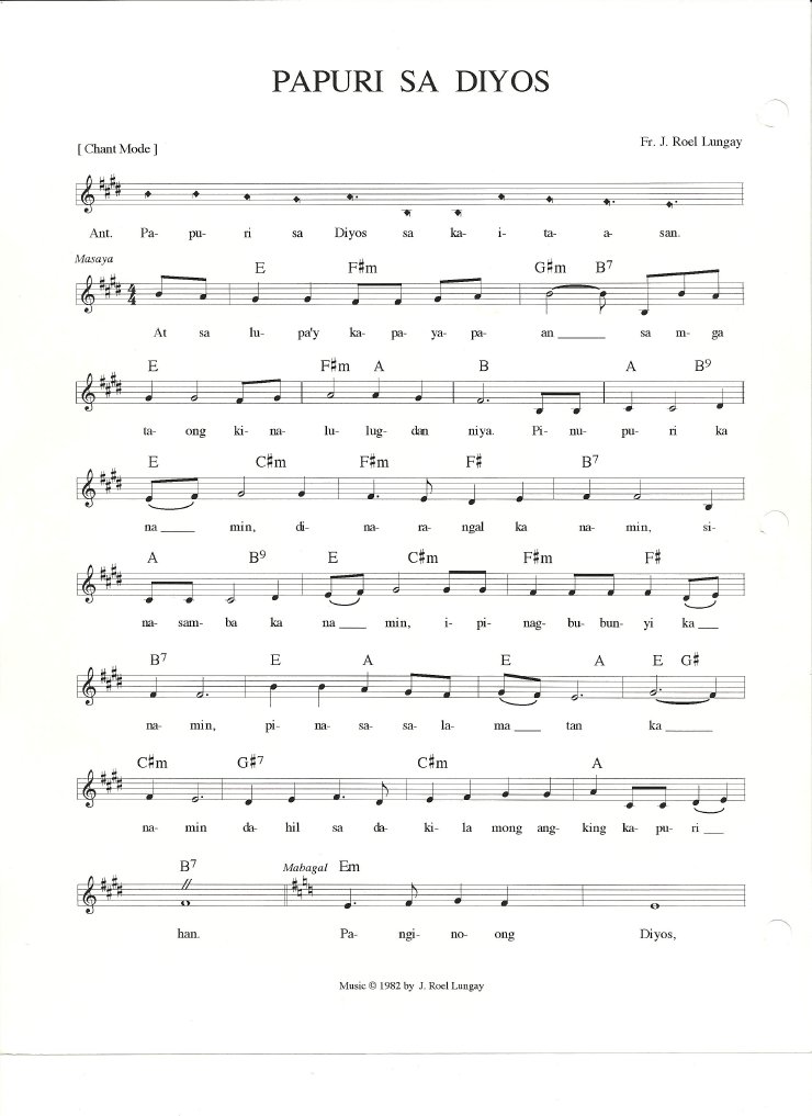 Papuri Sa Diyos | PDF