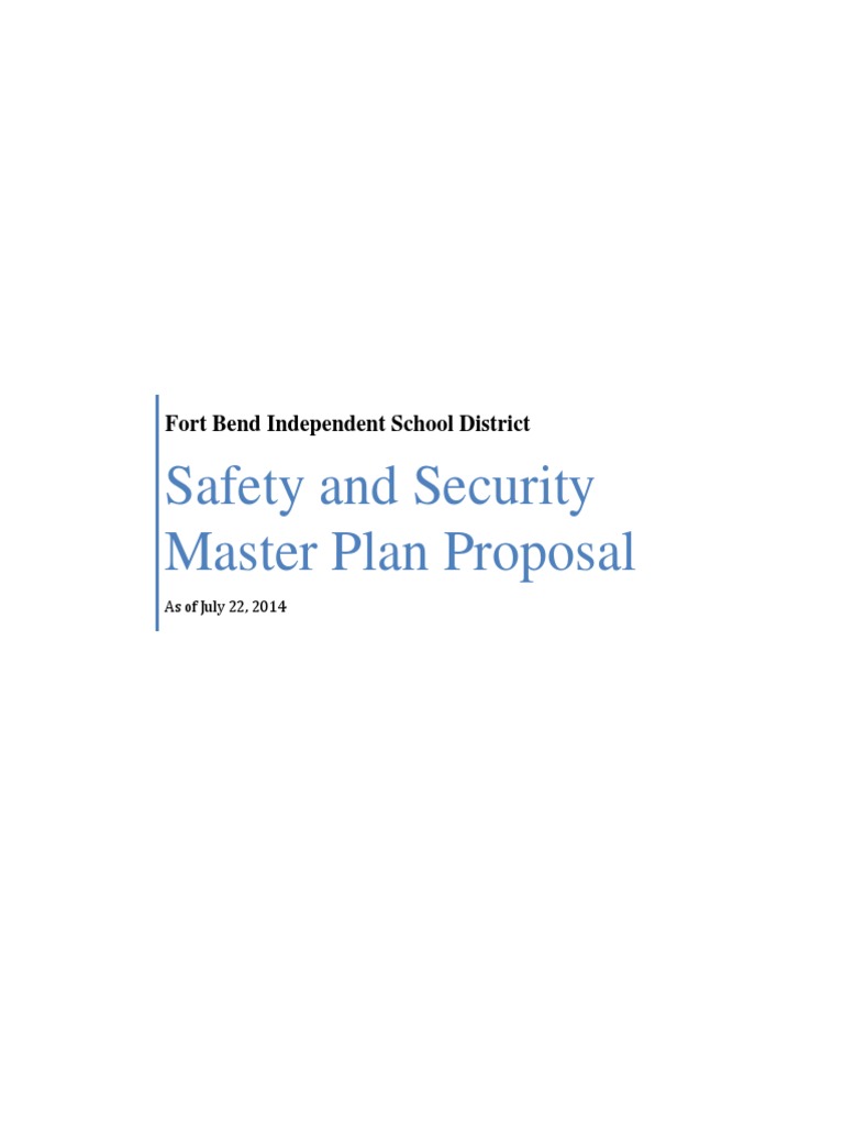 Safety and Security Master Plan Proposal 07 22 14 | PDF | Police ...
