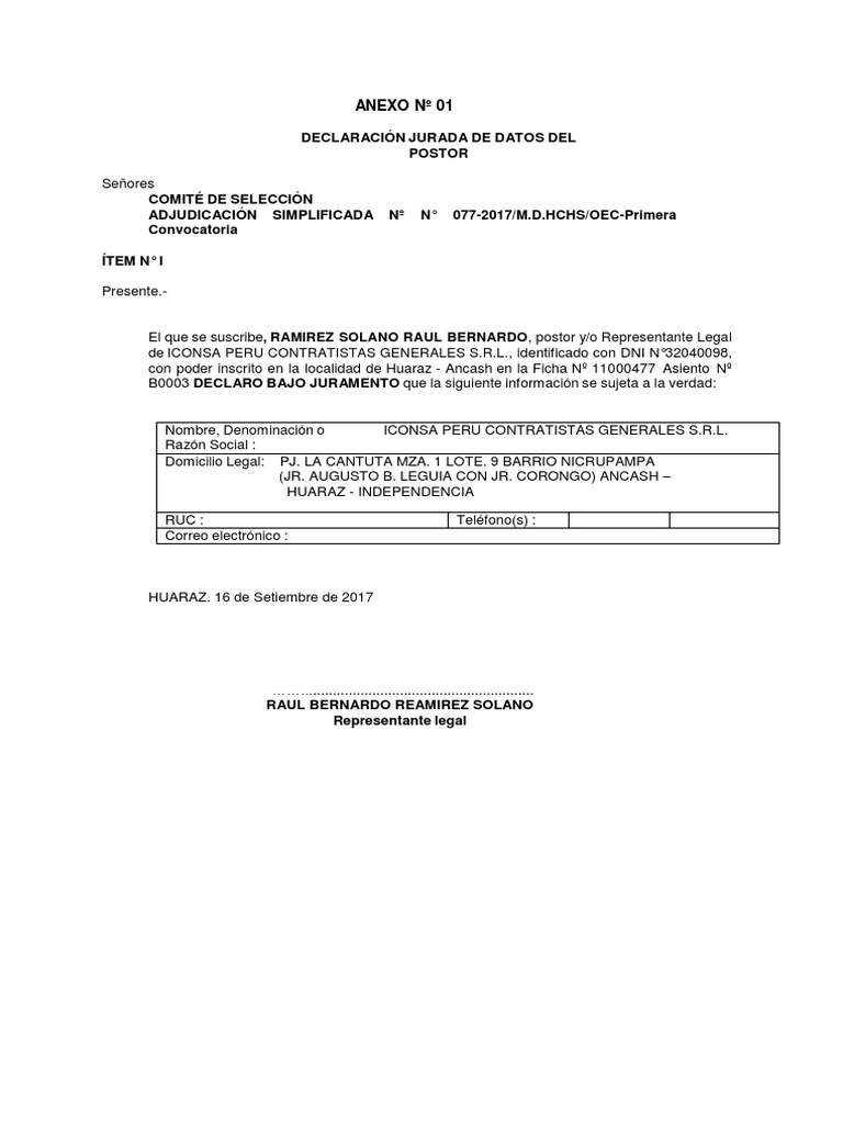 Anexo 1 | PDF | Gobierno