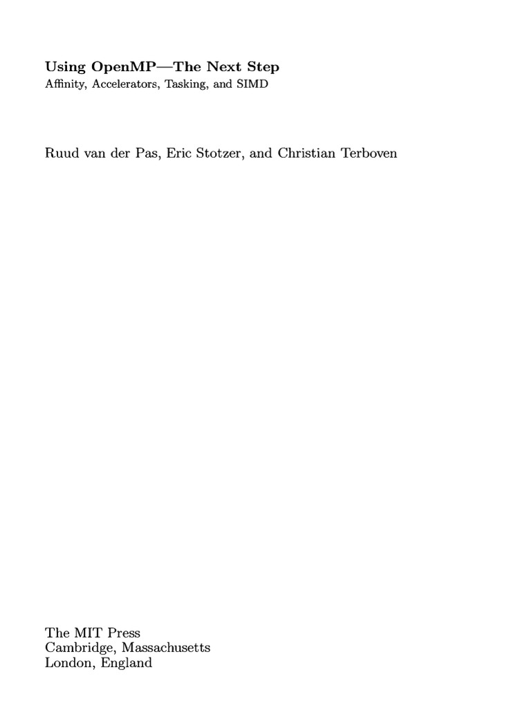 Ruud Van Der Pas - Eric Stotzer - Christian Terboven - Using Openmp ...