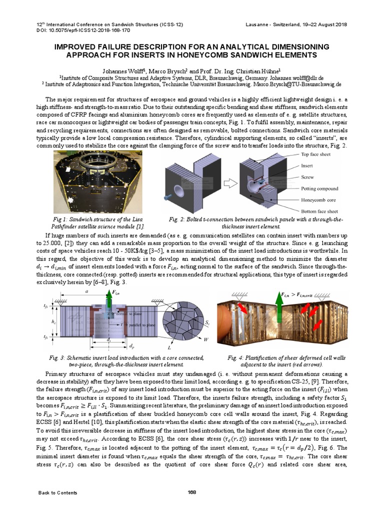 Shear Stress of Insert On Honeycomb | PDF | Strength Of Materials ...