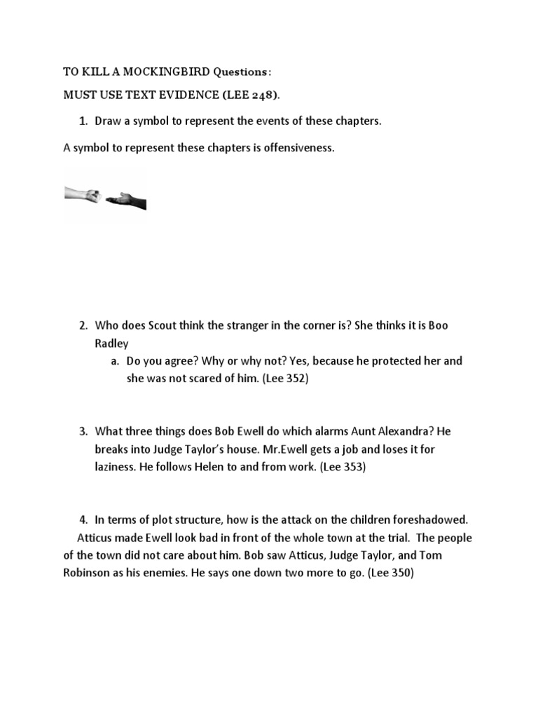 Chapter 28 Questions TKAM PDF | PDF