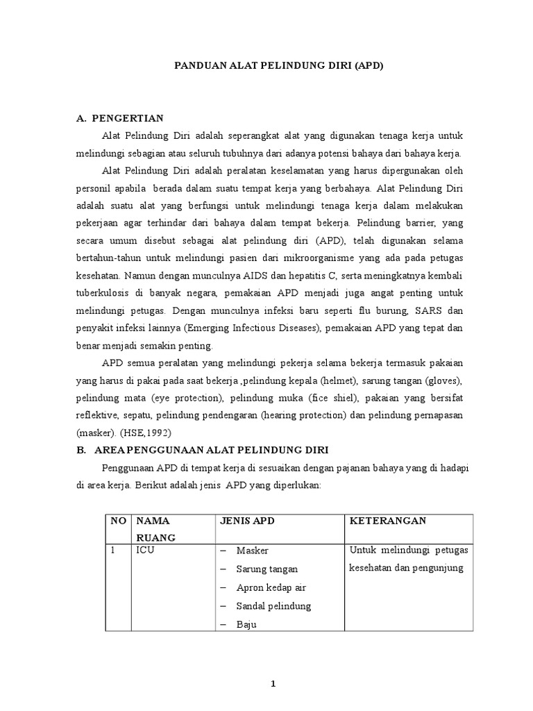 Ppi Panduan Apd | PDF