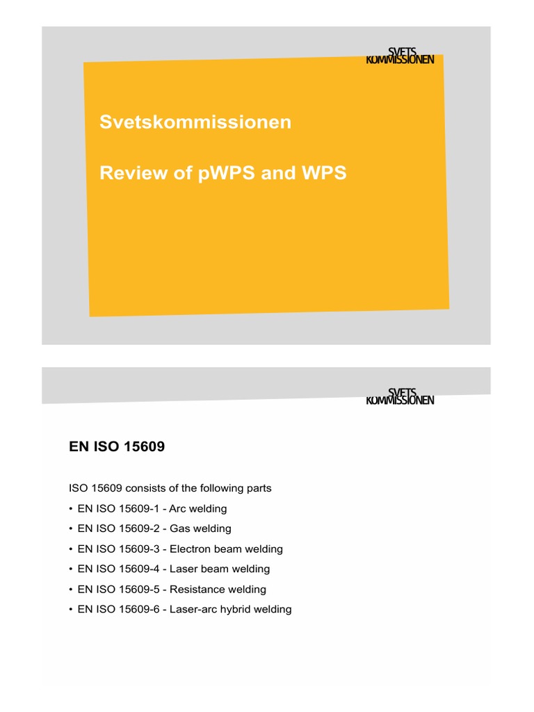 Part 02 - Review of PWPS and WPS | PDF | Welding | Construction