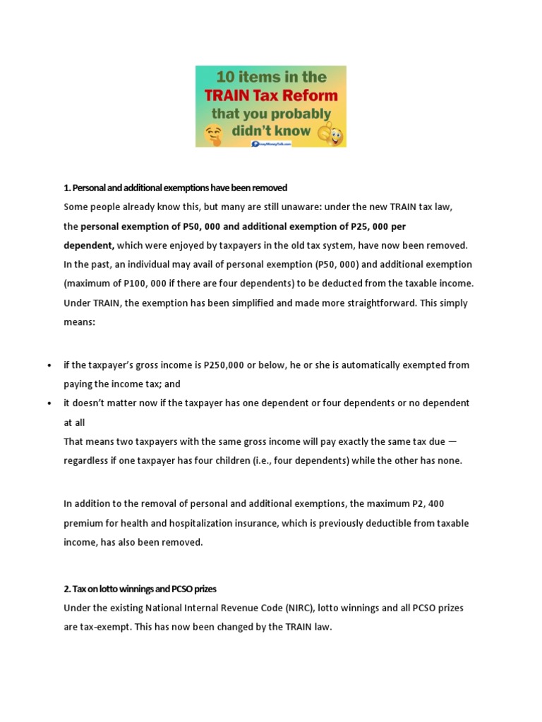 An Overview of the Major Changes to the Philippine Tax System Under the ...