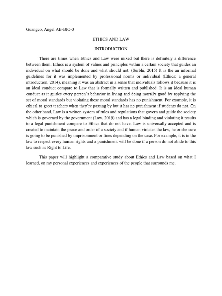 Angel - Ethics and Law | PDF | Morality | Punishments