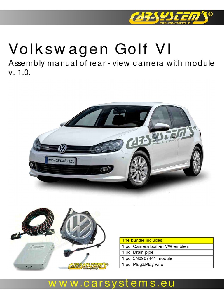 VW Golf Mk6 - RVC Highline Ang | PDF | Electrical Connector ...