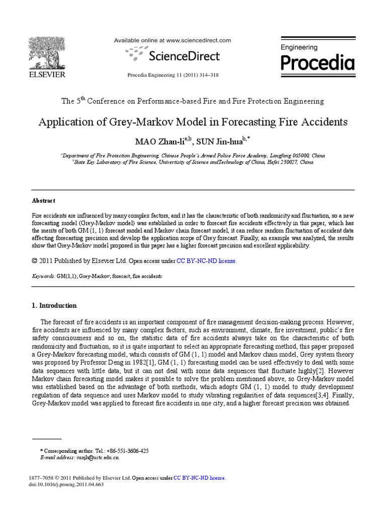 Grey Markov Theory | PDF | Markov Chain | Forecasting