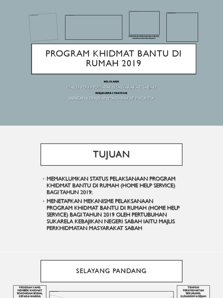 Program Khidmat Bantu Di Rumah 2019 | PDF