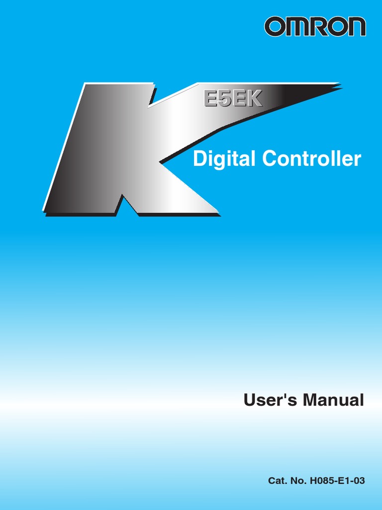 E5EK Manual en 201105 PDF | PDF | Parameter (Computer Programming) | Thermocouple
