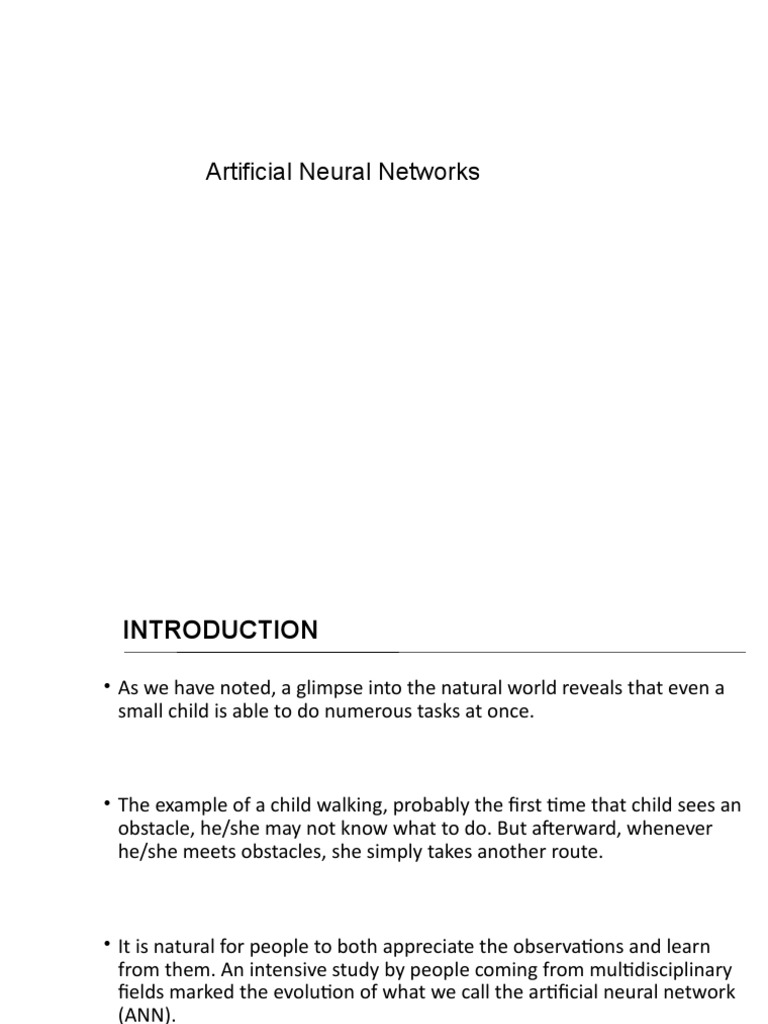 Artificial Neural Networks | PDF | Nervous System | Theoretical Computer Science