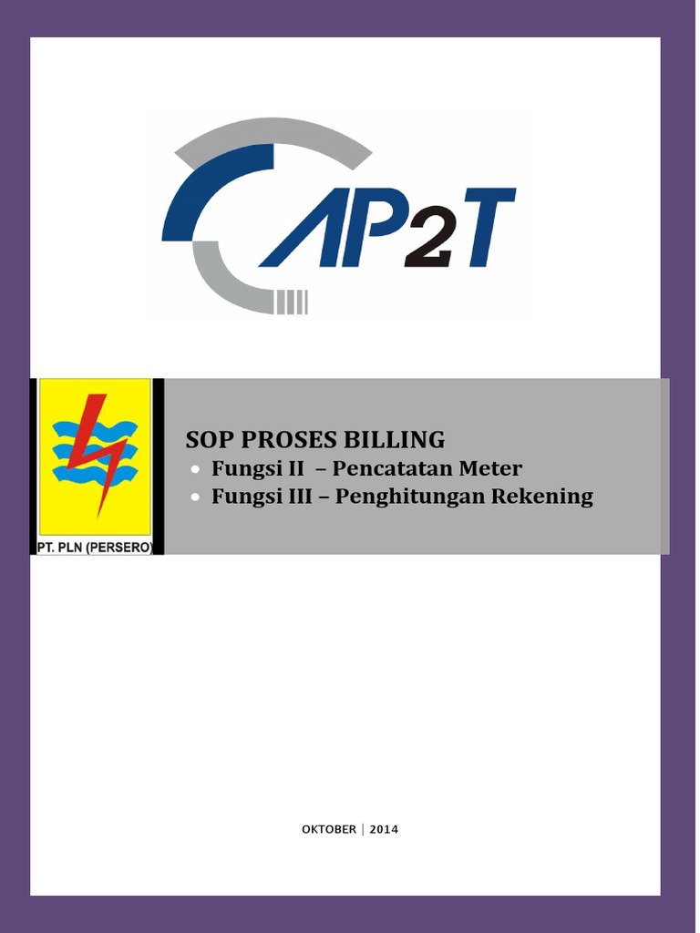 SOP PROSES BILLING FUNGSI II DAN III | PDF