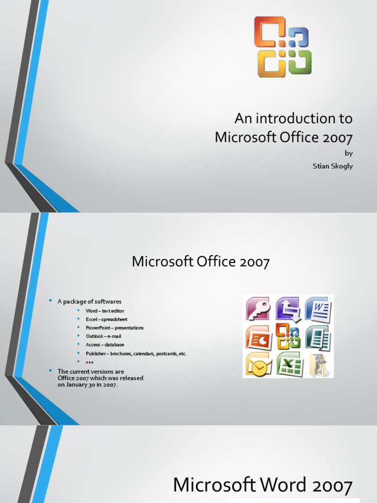 Pengenalan Microsoft Office | PDF | Microsoft Excel | Microsoft Word