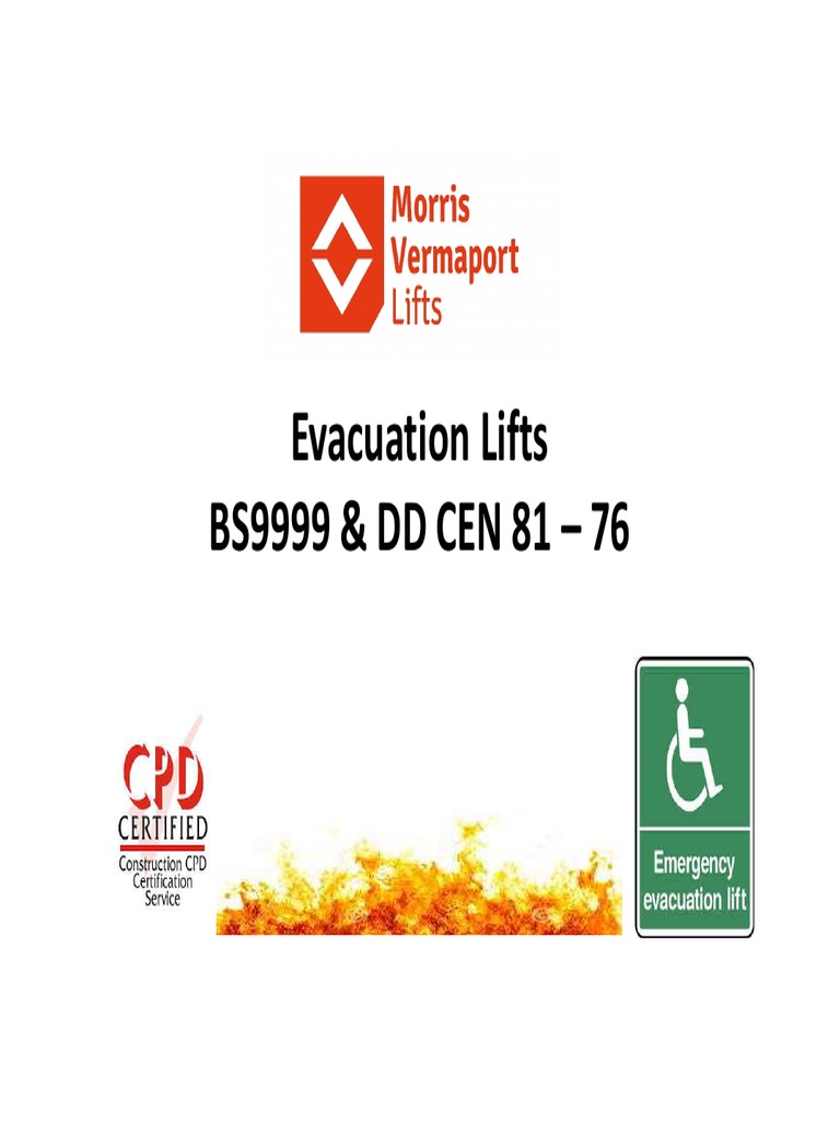 CIBSE WM CPD Seminar On Evacuation Lifts by Jason Swingewood of Morris ...