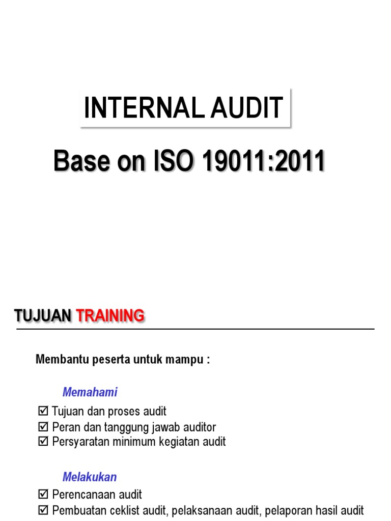Internal Audit Training | PDF | Auditor's Report | Audit