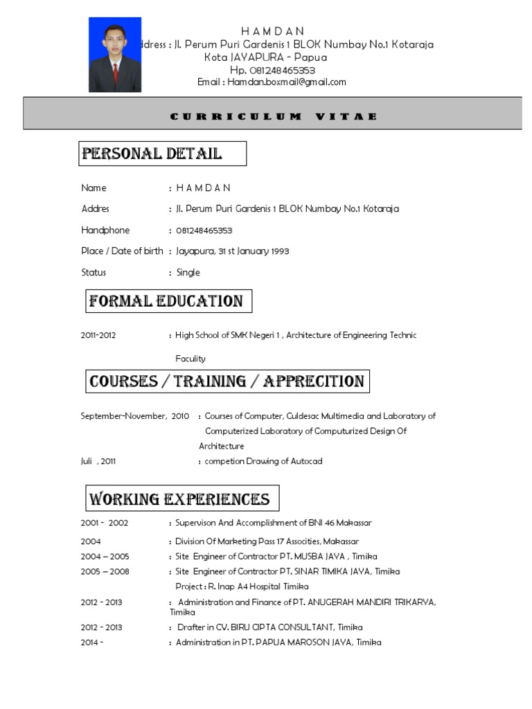 CV Hamdan | PDF