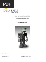 Frankenstein Practice Test Questions | PDF | Frankenstein | Revenge