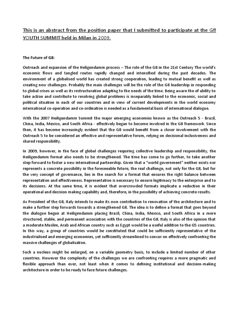 Writing Sample | PDF | Foreign Policy | United Nations Security Council