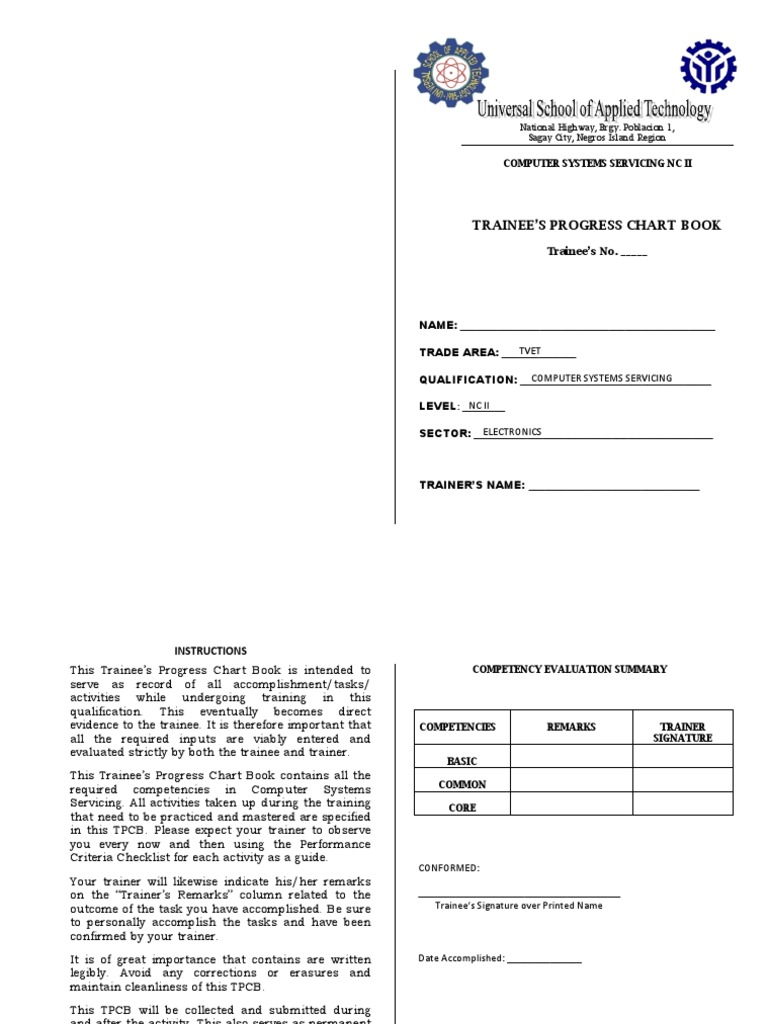 Trainee's Individual Progress Chart | PDF | Wi Fi | Computer Network