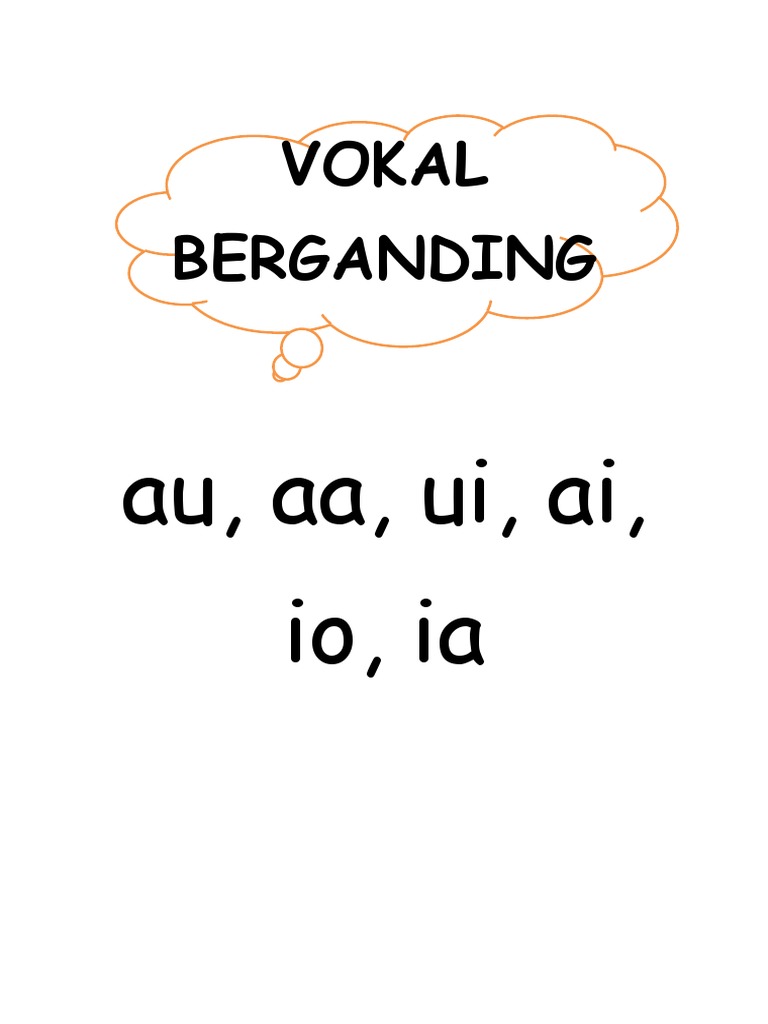 VOKAL BERGANDING Diftong | PDF