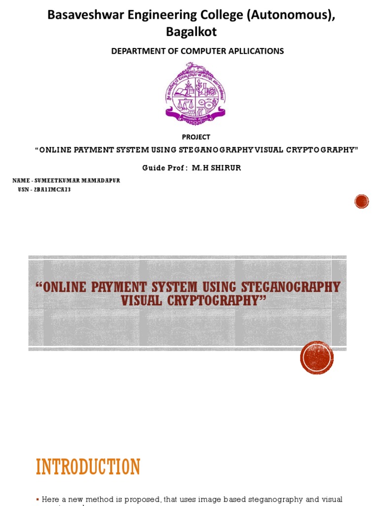 Online Payment System with Steganography | PDF | Computer Programming | Computer Architecture
