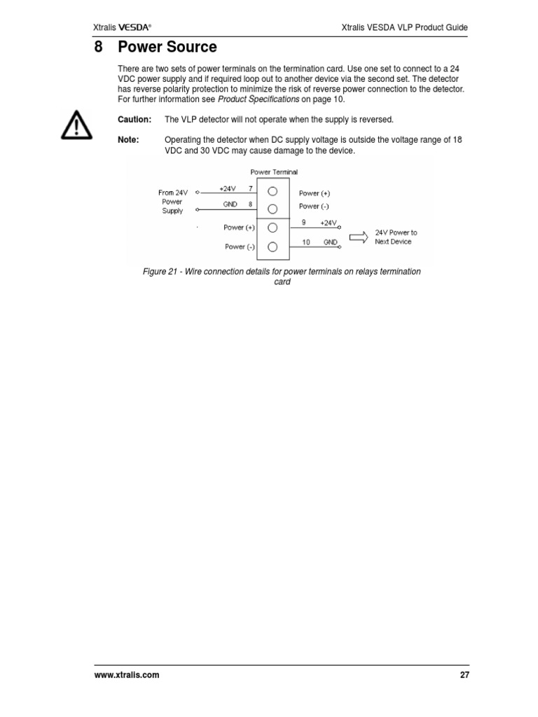 Vesda Power Source | PDF