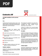 Conbextra HF Grout Technical Data Sheet | PDF | Concrete | Industrial ...