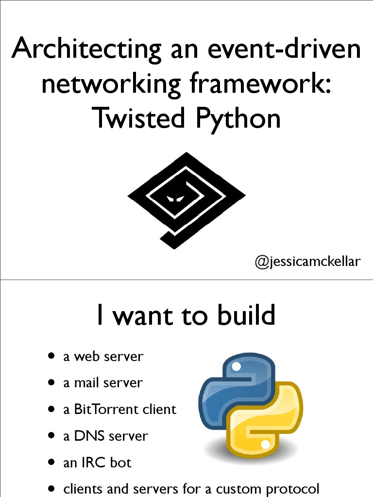 Twistted Python | PDF | Network Socket | Transmission Control Protocol