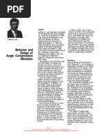 Design of Single Angles | PDF