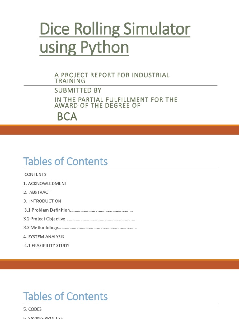 Dice Rolling Simulator Using Python PPT | Dice | Areas Of Computer Science Dice Rolling Simulator Using Python PPT | Dice | Areas Of Computer Science