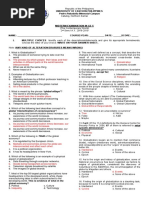 GE 3 The Contemporary World QUIZ | PDF | Globalization | Free Trade