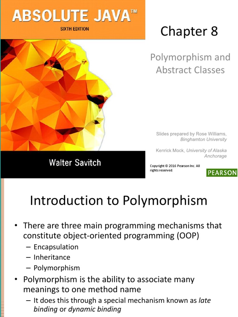 Polymorphism and Abstract Classes: Rights Reserved | PDF | Method (Computer Programming ...
