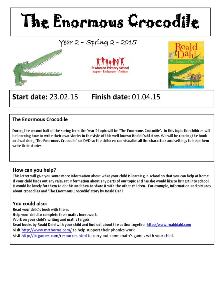 Year 2: The Enormous Crocodile Unit | PDF | Educational Technology ...