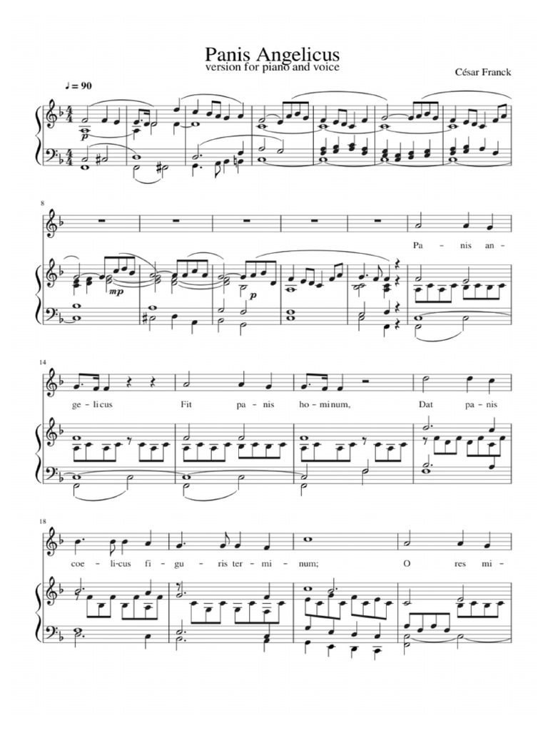 Panis Angelicus F | PDF