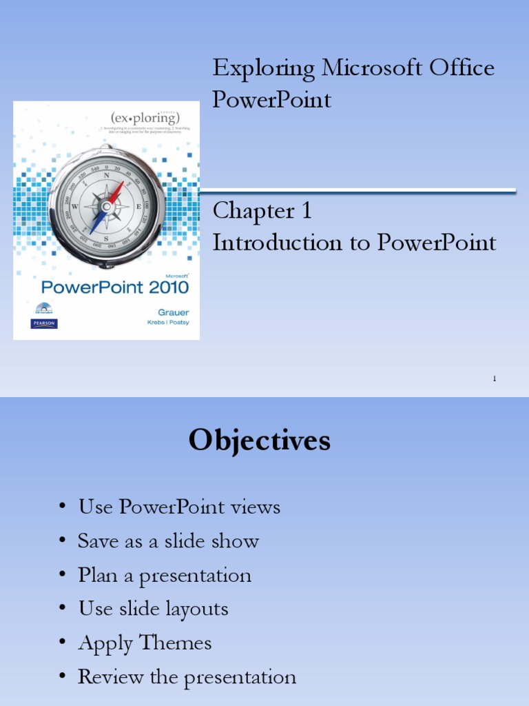 Powerpoint Chapter 1 | PDF | Microsoft Power Point | Software