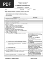 IV Insertion Checklist Competency | PDF | Intravenous Therapy | Health ...