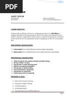 WORK PERMIT RECEIVER RESUME Latest | PDF