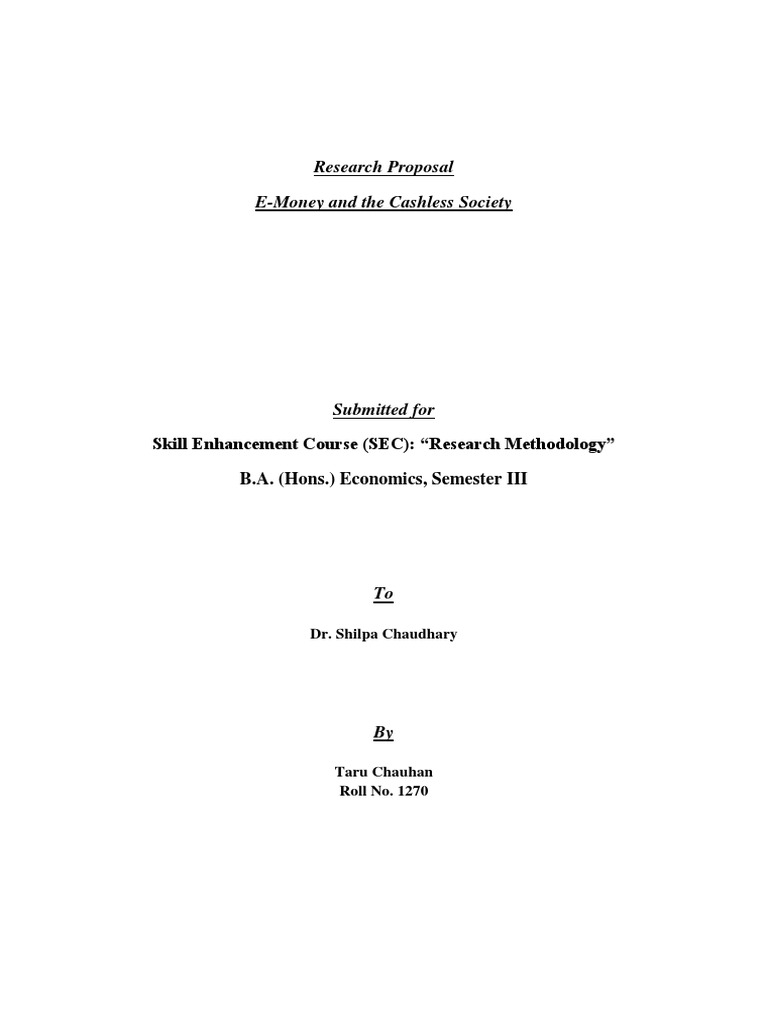 E-Money Research for Econ Students | PDF | Computers