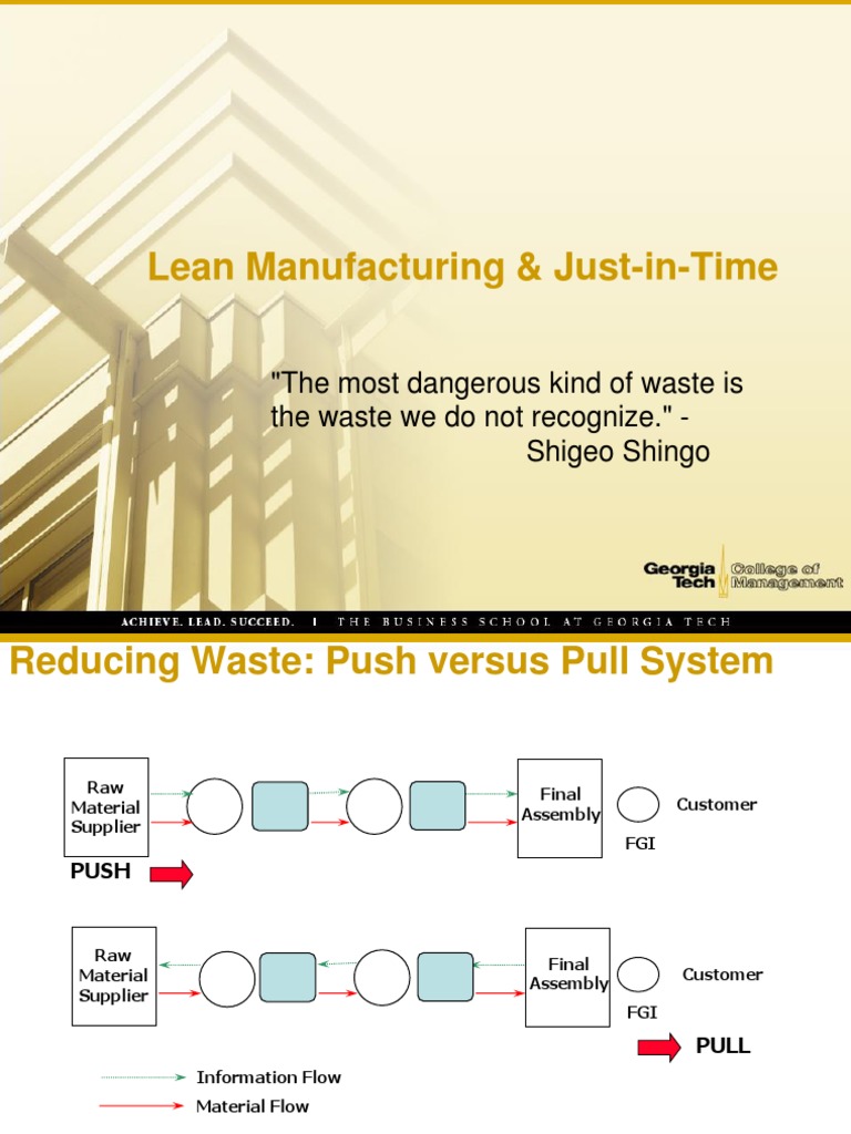 Lean Manufacturing & Waste Reduction Techniques | PDF | Lean ...